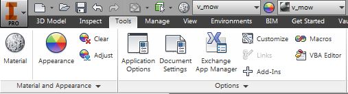 Apply Appearance in Autodesk Inventor